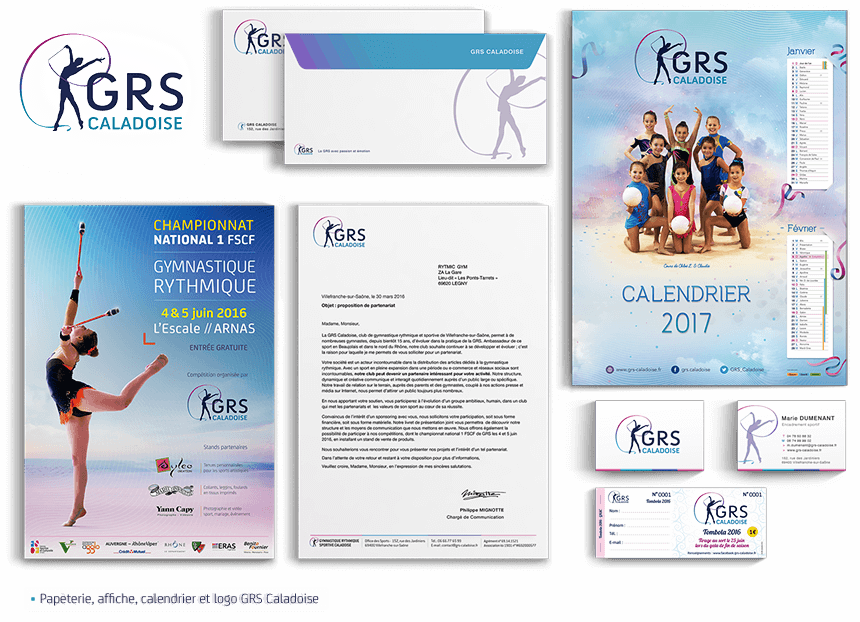 Communication 360° de la GRS Caladoise - marketing sportif