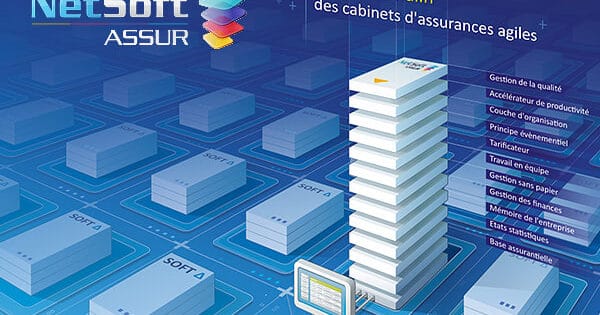 Identité graphique Netsoft Assur - Communication logiciel assurance